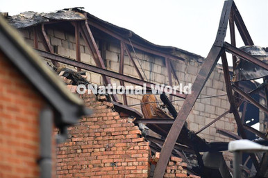 40045546-The scene of a fire at the former Odeon building York Road and ...