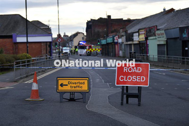 40045543-The scene of a fire at the former Odeon building York Road and ...