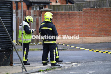 40045557-The scene of a fire at the former Odeon building York Road and ...