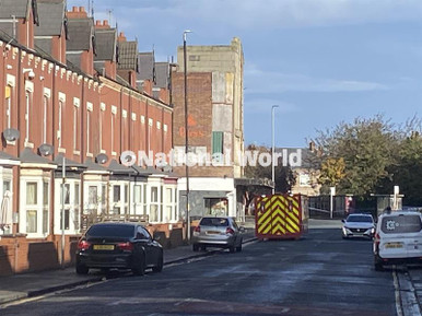 40045876-The scene of a fire at the former Odeon building York Road and ...