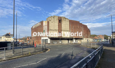 40045891-The scene of a fire at the former Odeon building York Road and ...