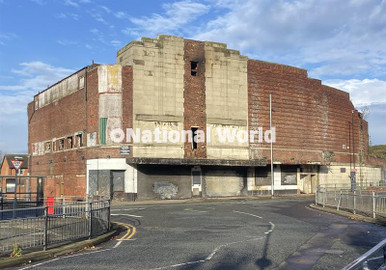 40045889-The scene of a fire at the former Odeon building York Road and ...