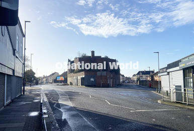 40045884-The scene of a fire at the former Odeon building York Road and ...