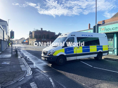 40045882-The scene of a fire at the former Odeon building York Road and ...