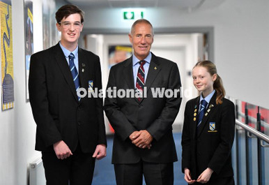 40046910-(Left to right) High Tunstall College of Science Head boy ...