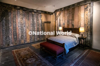 40047401-The Painted Chamber in Calverley Old Hall, a medieval manor ...