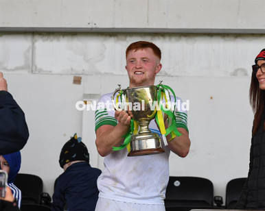 40048254-Craigbane captain Fergal Mortimer with the Joe Brolly Cup ...