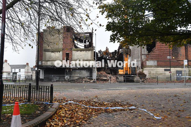 40049710-Updates image from Odeon Fire scene Raby Road, Hartlepool ...