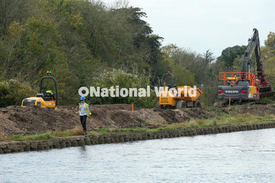 40049862-Sea defence work at Ports Creek, protecting the north of ...