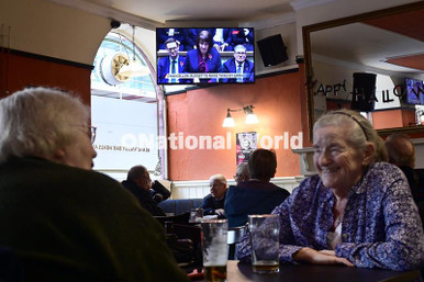 40056243-John Devlin 30/10/2024 GLASGOW. GV inside The Blane Valley pub ...