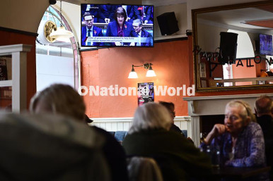 40056240-John Devlin 30/10/2024 GLASGOW. GV inside The Blane Valley pub ...