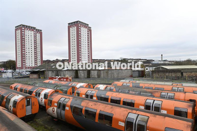 40060610-John Devlin 08/11/2024 GLASGOW. Carriages saved at St Rollox ...