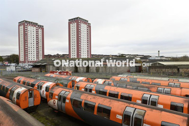 40060552-John Devlin 08/11/2024 GLASGOW. Carriages at St Rollox in ...