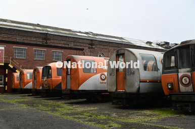 40060579-John Devlin 08/11/2024 GLASGOW. Carriages at St Rollox in ...