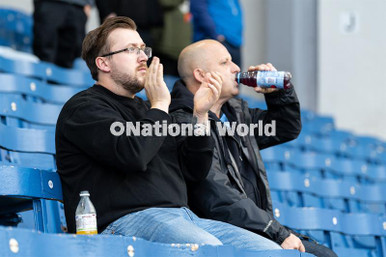 40062514-Burnley fans inside Turf Moor during the 1-0 victory over ...
