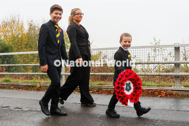 40062941-10/11/24 Bo'ness Remembrance Sunday Parade to Bo'ness War ...