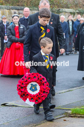 40063018-10/11/24 Bo'ness Remembrance Sunday Parade to Bo'ness War ...