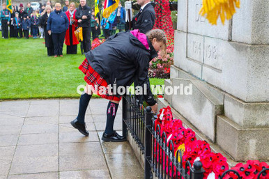 40063008-10/11/24 Bo'ness Remembrance Sunday Parade to Bo'ness War ...
