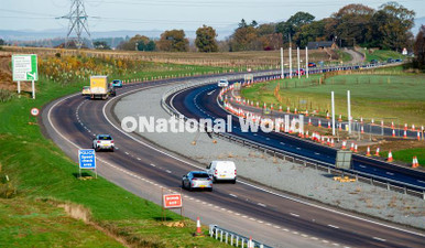 40066789-PIC Lisa Ferguson 12/11/2024 Traffic on th A9 road at new ...