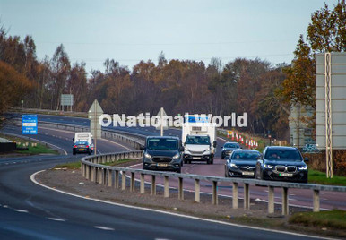 40066785-PIC Lisa Ferguson 12/11/2024 Traffic on th A9 road Police ...
