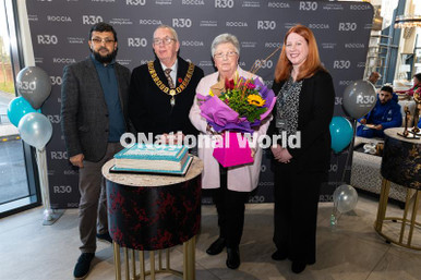 40067273-Roccia staff celebrate 30 years with the Mayor of Preston ...