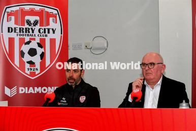 40067808-Derry City’s new manager Tiernan Lynch and Derry City Chief ...