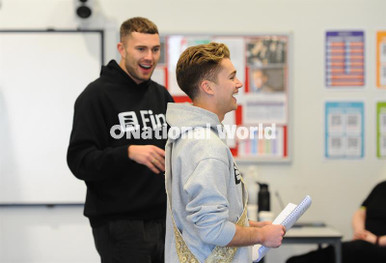 40074306-Rehearsals got under way at Fareham College on Tuesday ...