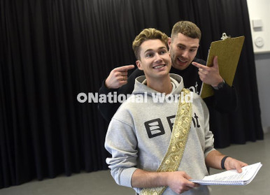 40074298-Rehearsals got under way at Fareham College on Tuesday ...