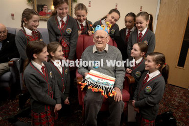 40077573-Billy Staples celebrates his 109th birthday at Highcliffe Rest ...
