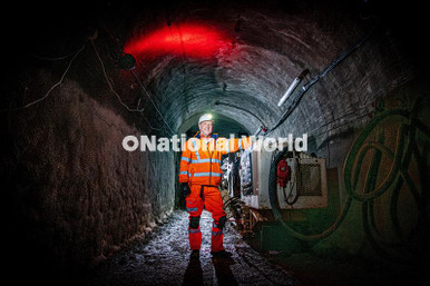 40084243-Tour guide and former deputy in the coal mines Dave Laycock in ...