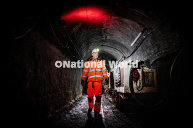 40084247-Tour guide and former deputy in the coal mines Dave Laycock in ...