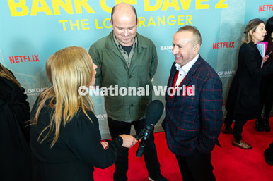 40084724-Rory Kinnear and David Fishwick speak to the media at the ...