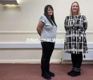 40084753-Sisters Melanie Lawson (37) (left) and Natalie Atkinson (35 ...