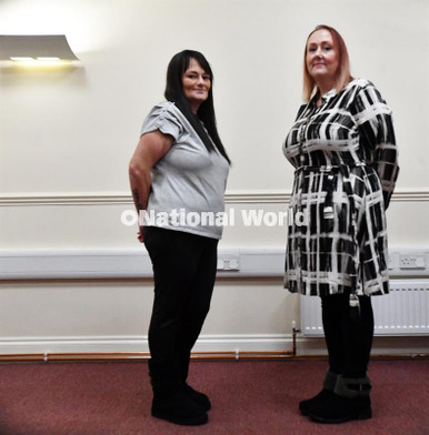 40084745-Sisters Melanie Lawson (37) (left) and Natalie Atkinson (35 ...