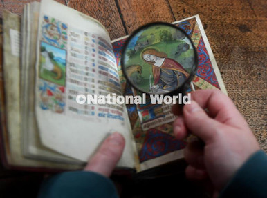 40084783-540-year-old manuscript at Leeds Central Library. Alex ...