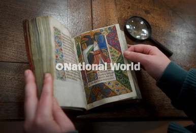 40084782-540-year-old manuscript at Leeds Central Library. Alex ...