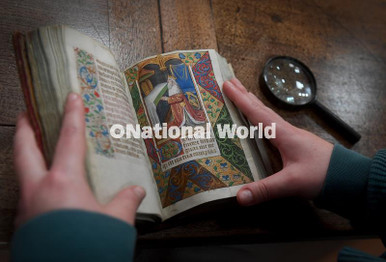 40084780-540-year-old manuscript at Leeds Central Library. Alex ...