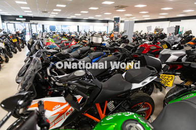 40087417-Inside the new KD Motorcycles showroom in Padiham. Photo ...