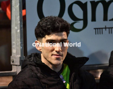 40087483-Former Derry City and Finn Harps midfielder Brendan Barr was on the bench for ...