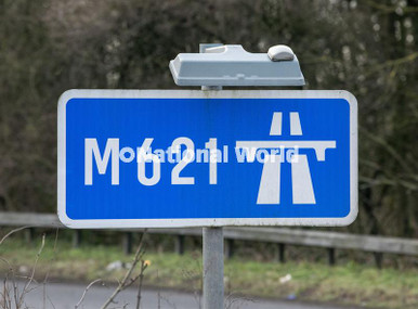 40088247-Motorway sign for the M621. 17th January 2025 YPN-250117 ...