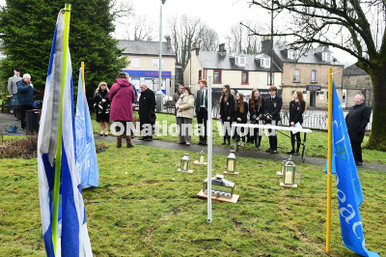 40090680-27-01-2025. Picture Michael Gillen. BONNYBRIDGE. Memorial ...
