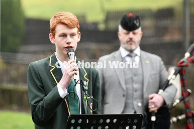 40090668-27-01-2025. Picture Michael Gillen. BONNYBRIDGE. Memorial ...