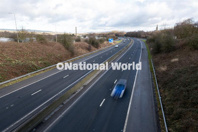 40091791-M65 Motorway at Junction 12 looking eastbound. Photo: Kelvin ...