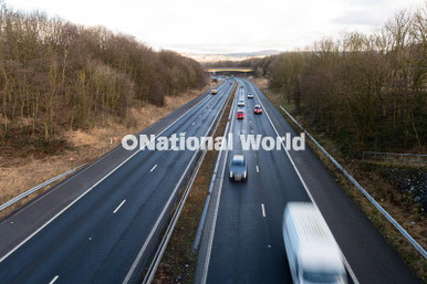 40091793-M65 Motorway at Junction 10 looking eastbound. Photo: Kelvin ...