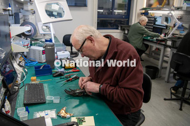 40097921-Robotic hands in production at Covvi, a Leeds-based company ...