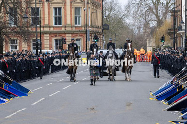 40098720-PC Rosie Prior funeral at York Minster. Police piper PC Daniel ...