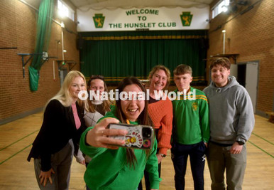 40098977-Feature on the Hunslet Club, Leeds. Pictured from the left are ...