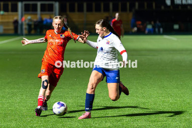 40099281-Chorley Women v AFC Fylde Women at Euxton Villa's stadium as ...