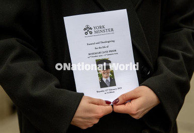 40099222-PC Rosie Prior funeral at York Minster. Photograph by Tony ...