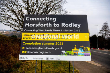 40100872-The A6120 Horsforth outer ring road near Calverley Lane, Leeds ...